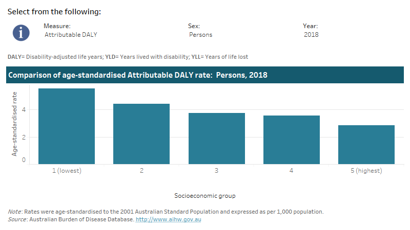 Australian Burden of Disease Study 2018: Interactive data on risk ...
