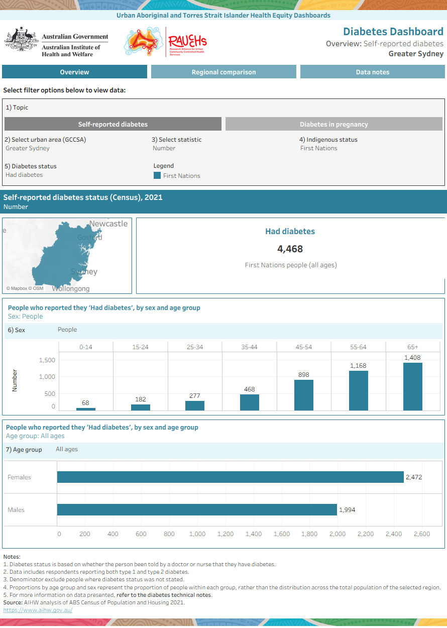 Urban Aboriginal and Torres Strait Islander Health Equity Dashboards ...