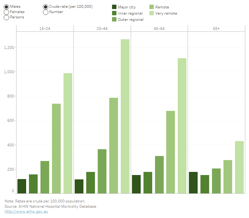 Alcohol-related injury: hospitalisations and deaths, 2019–20, Priority ...