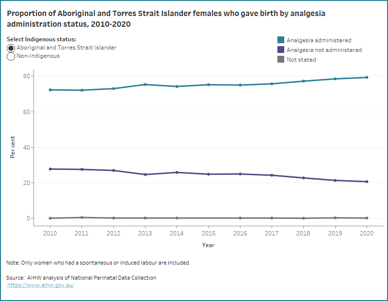 Aboriginal and Torres Strait Islander mothers and babies , Analgesia ...